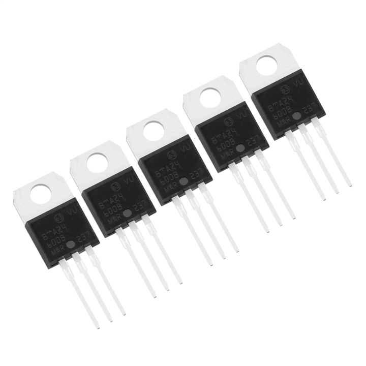5 Pcs T0-220AC Package SCR Standard Triacs 600V 25A BTA24-600B | Daraz.lk