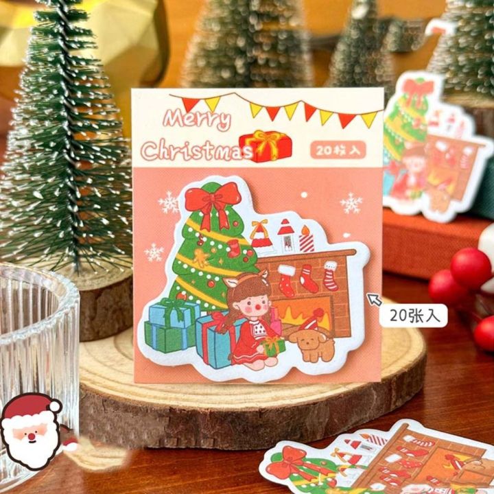 Writing Notes Christmas Christmas Sticky Notes N Times Santa Claus ...