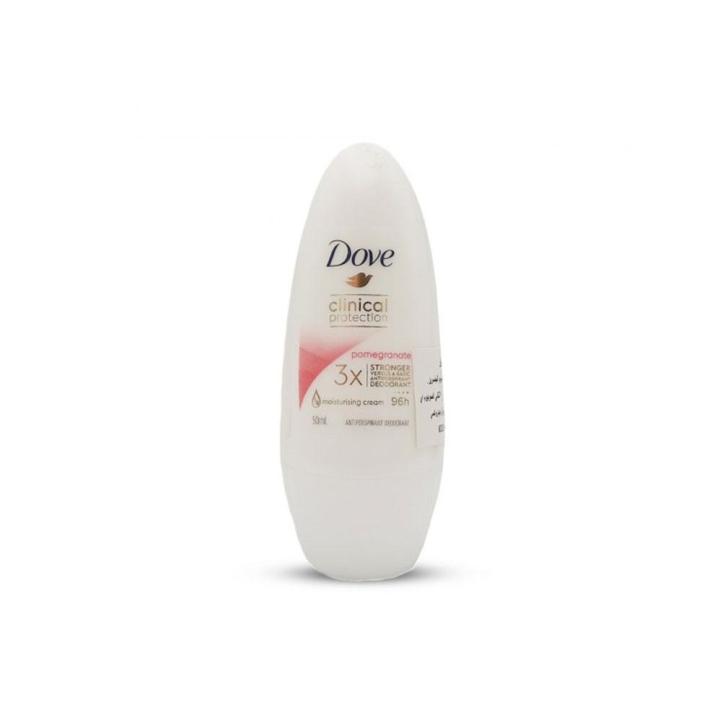 Dove 100% Originall Clinical Protection Pomegranate Deodorant Roll On ...