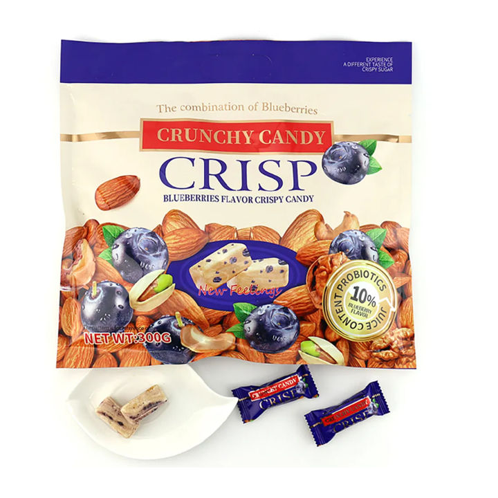 Crunchy Candy Crisp blueberry flavor - 300g | Daraz.lk