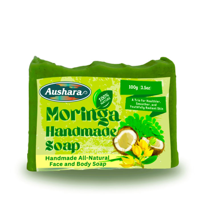 Moringa Cleansing Face & Body Soap Bar 100g – Natural Nourishment for ...