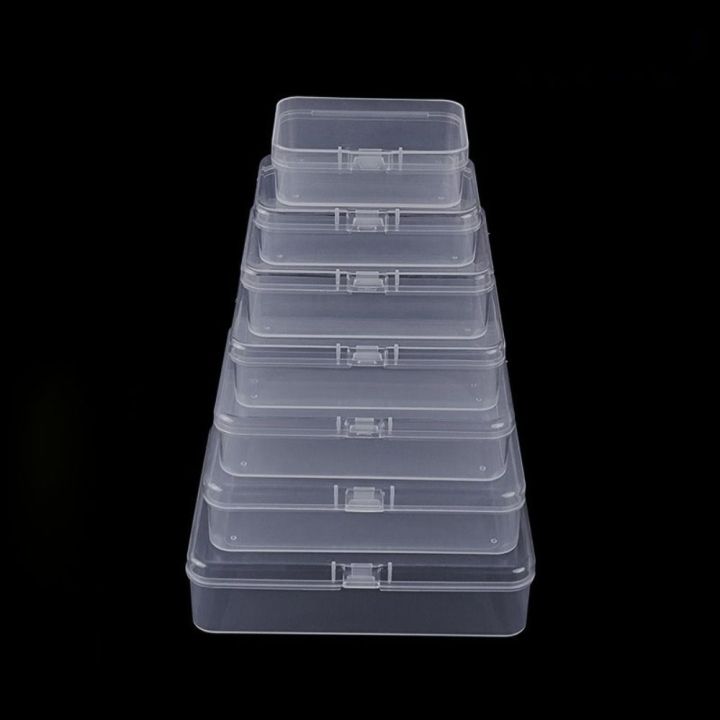 Hot Square Transparent Storage Box Transparent Plastic Small Items Case ...
