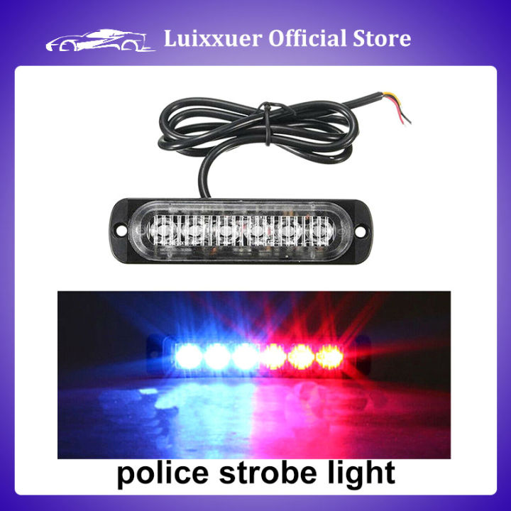 6 Led Car Truck Emergency Flasher Dash Strobe Day Running Flash Led ...