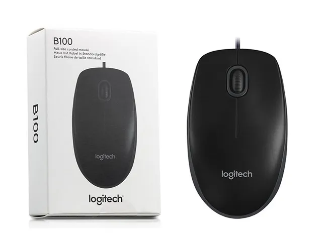 LOGITECH USB WIRED MOUSE - B100 | Daraz.lk