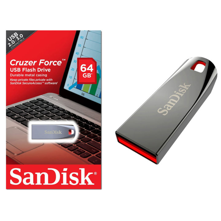 Sandisk 64GB Cruzer Force USB Pen Flash Drive | Daraz.lk
