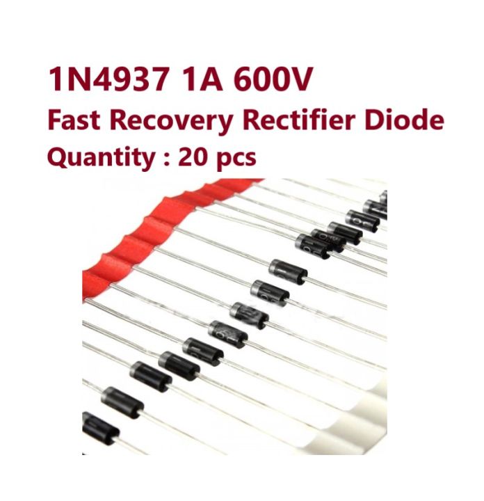 20 pcs of 1N4937 Fast Recovery Rectifier Diode | Daraz.lk