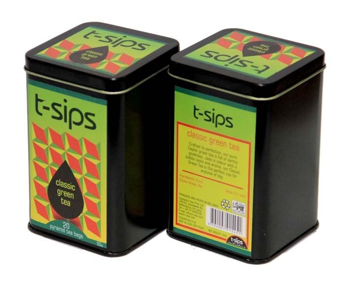 t-sips Green Tea 2.5g X 20 tea bags (Pyramid) | Daraz.lk