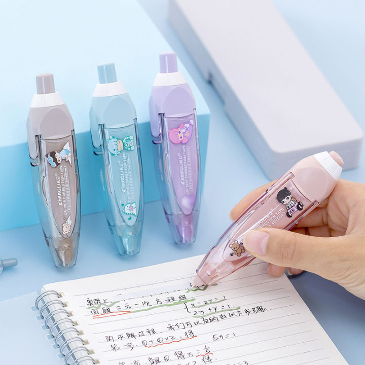 Push-up Correction Tape Pen Retractable Pen Fillable Correction Pen ...
