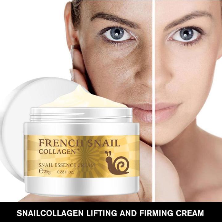 Wrinkle Cream K White Hyaluronic Acid Facial Aging Acid Cream Shrinking Pore Surface 25g Snail ...