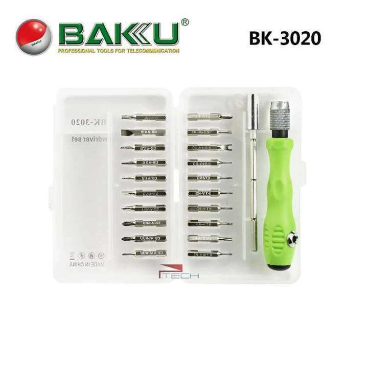 BAKU Precision Set, 20 in 1 Multi Repair Tool Kit for iPhone Tablet ...