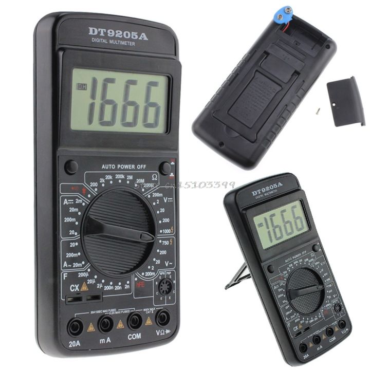 【New Arrivals】DT9205A Digital Multimeter AC/DC Voltmeter Ammeter ...