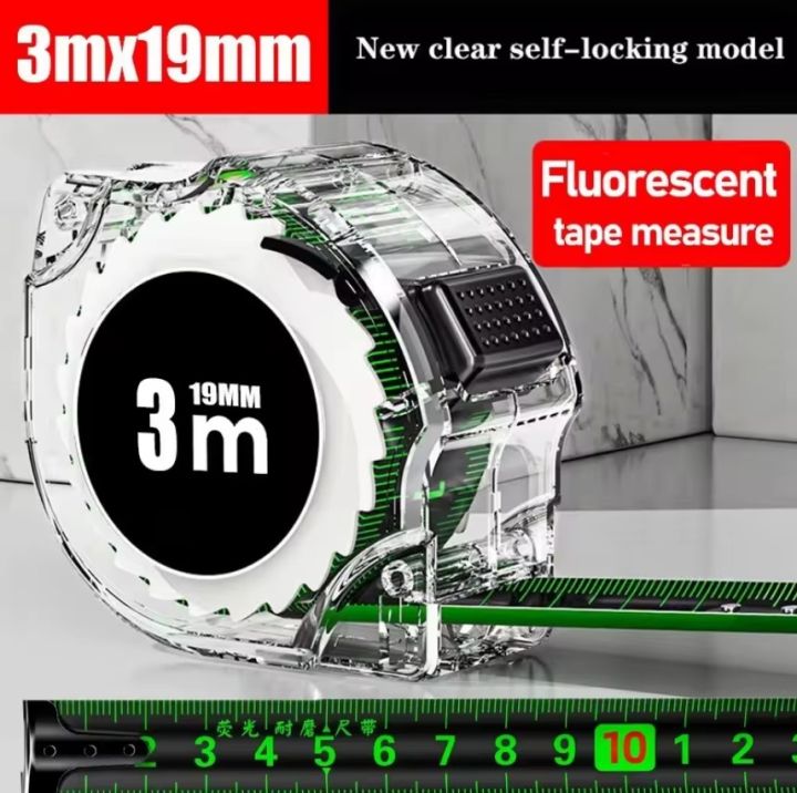 Self Locking Steel Tape 1PCS 5/3M Measuring Tool High-Precision Laser ...