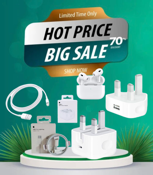 Apple Foxconn Cable, 5W Apple Charger, 20W Fast Charging Dock, C to ...