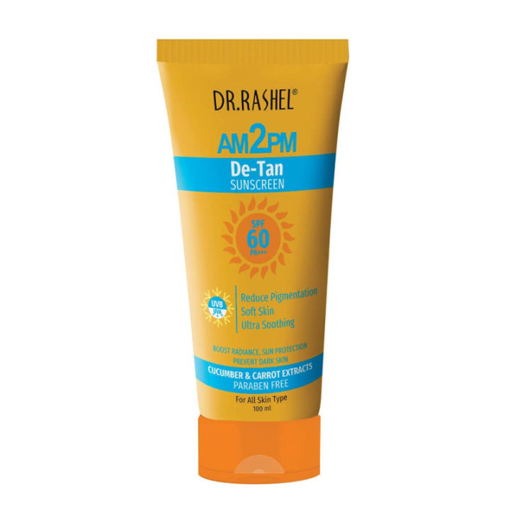 Dr Rashel De-Tan Sunscreen Cream Cucumber & Carrot Extracts SPF 40 PA ...