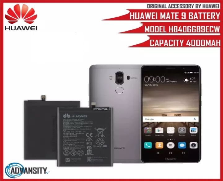 Huawei Mate 9 Battery Model: HB406689ECW Original Capacity High Quality ...