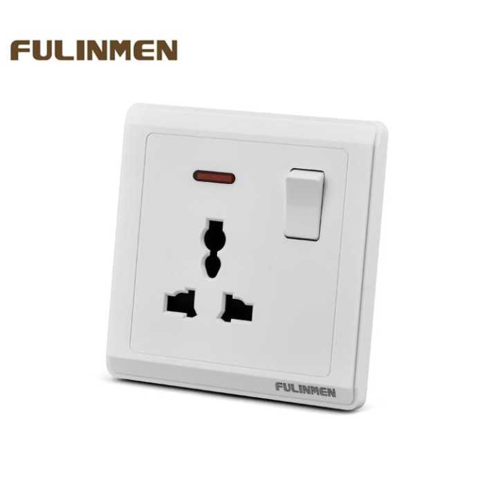 Universal Wall Switch Socket Fulimen - Multi Plug - Multi Socket Outlet -Plug Base 3 Hole ...