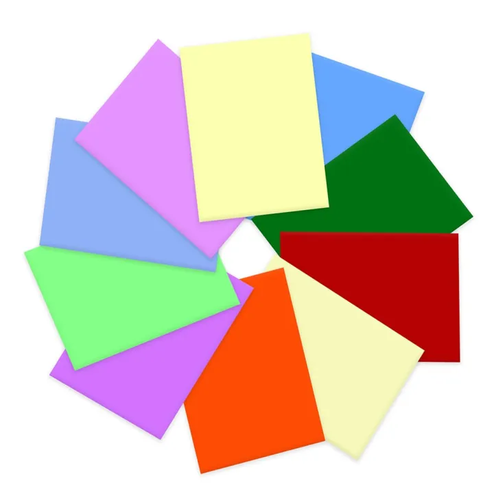 Richard Colour Paper A4 - Set #20 (100 Sheets) (10 COLOURS) | Daraz.lk