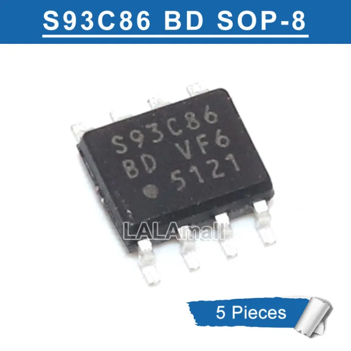 5pcs S93C86 BD SOP8 S93C86BD 93C86 SOP-8 EEPROM Data Programming Chip ...