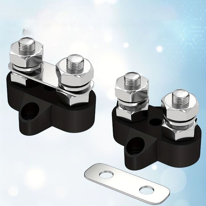 Auto Car Marine Heavy Duty Terminal Block Studs M8 12V/24V Power ...
