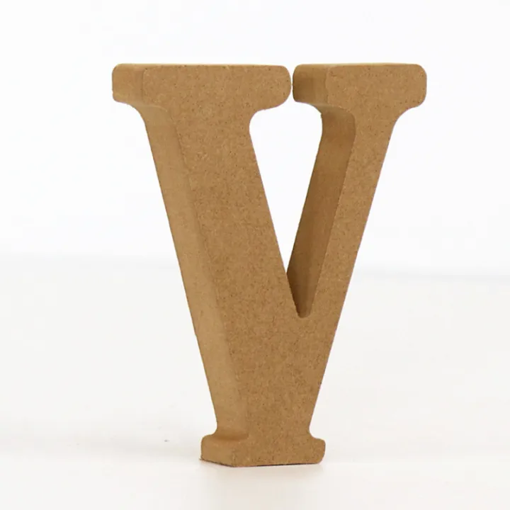 DIY 10cm Wood Color Letters Alphabet Word Letter Art Crafts Free ...