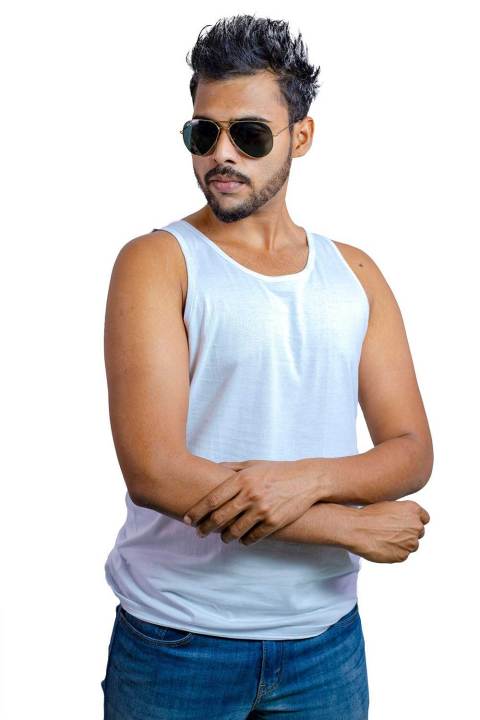 GENTS ARMCUT VEST Gents Men Kollo Tees Tops Tshirt | Daraz.lk