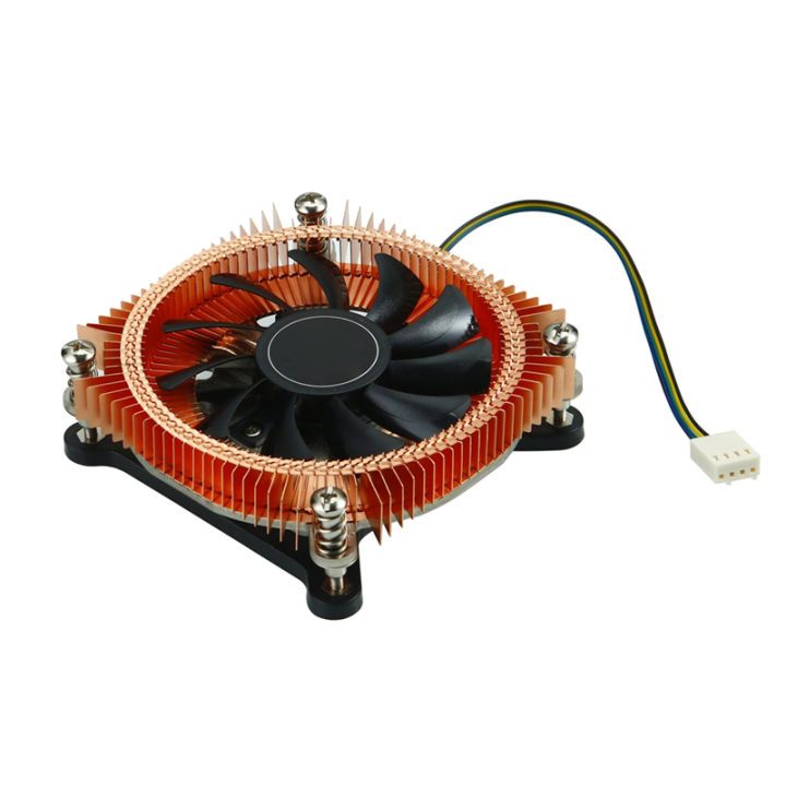 All-Coppe CPU Radiator HTPC Chassis Silent Fan CPU Temperature Control ...