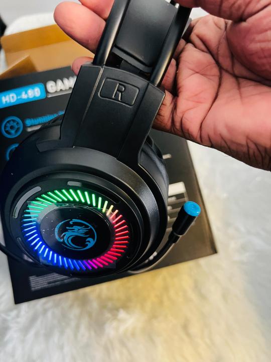 iMice HD-480 Gaming Headset with RGB Lighting and microphone | Daraz.lk