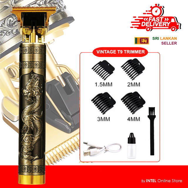 T9 Vintage Professional Trimmer Dragon Hair Cutting Machine Hair ...