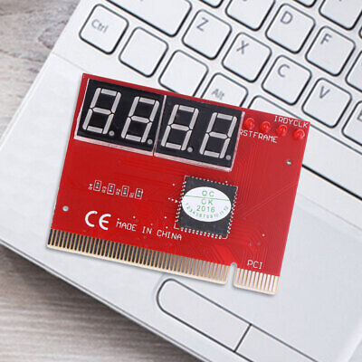 New Techno Computer PCI Test Card Motherboard LED 4-Digit Diagnostic ...