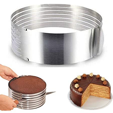 Cake Slicing Ring (Stainless Steel) | Daraz.lk