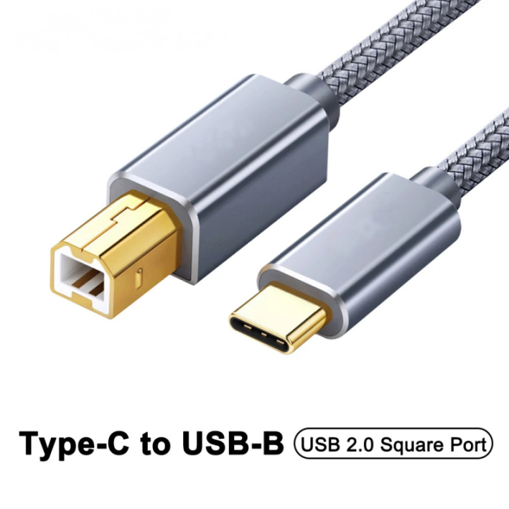 Notebook TYPEC to usb square port print cable electronic piano electric ...