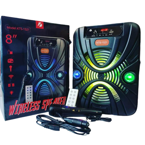 Wireless Portable bluetooth speaker with mic wirless Remote Controlled ...