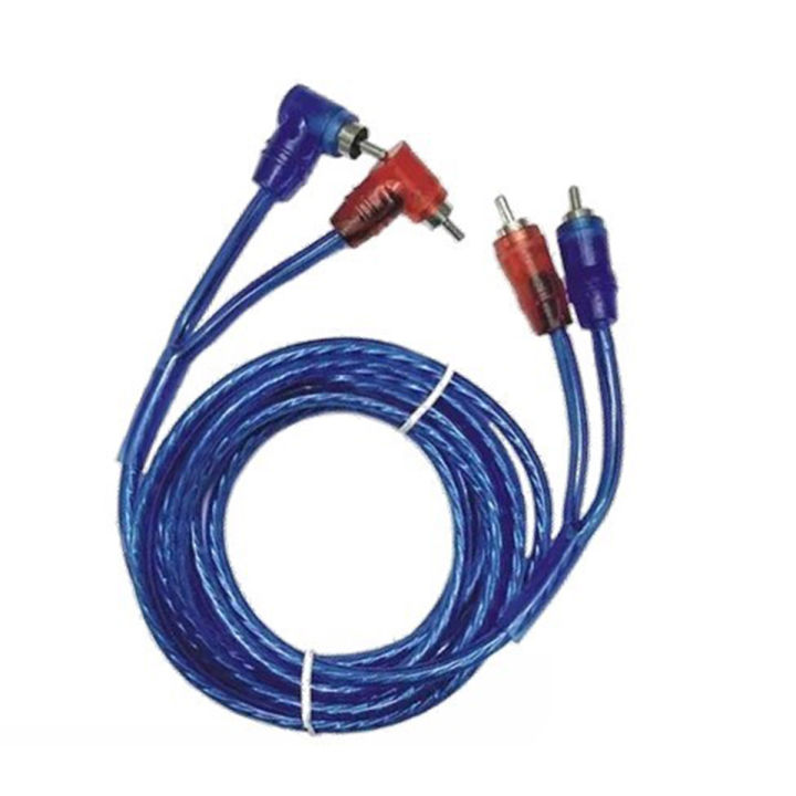 RCA Male To 2 Male Stereo Audio Cable Wire Connector for buses long ...