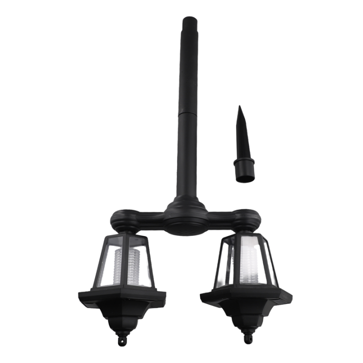 Outdoor Waterproof Hexagonal Ground Plug Light, Solar Post Light for ...