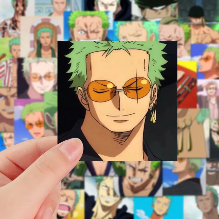10/30/54pcs One Piece Roronoa Zoro Anime For Kids Cool Cartoon Decals ...