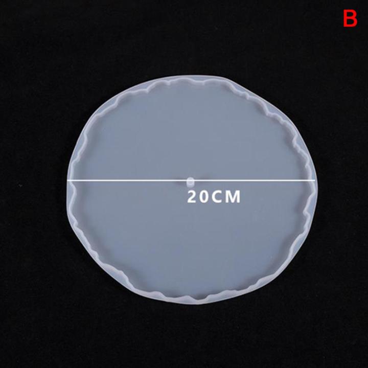 Irregular Round Fruit Disc Tray Resin Silicon Mold DIY Coaster Epoxy ...
