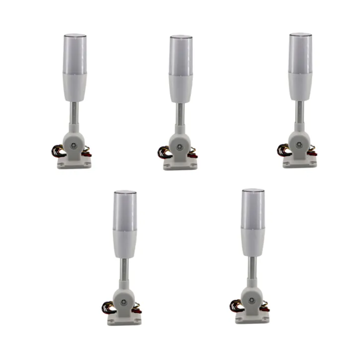 5X Tricolor Folding 24V LED Warning Lamp Alarm LED Signal Tower Caution ...