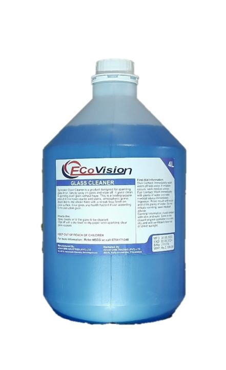 GLASS CLEANER 4L - EcoVision | Daraz.lk