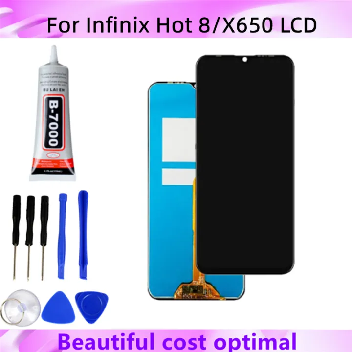 X650 LCD For Infinix Hot 8 LCD Display Touch Screen Digitizer Assembly ...