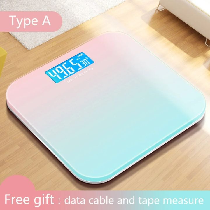 Weight Scale, Bluetooth Electronic Scale, Aurora Gradient Smart Bathroom Scale | Daraz.lk