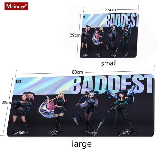 Mouse League Persona Of Mouse Girl Mousepad Role Large Legends Pad ...