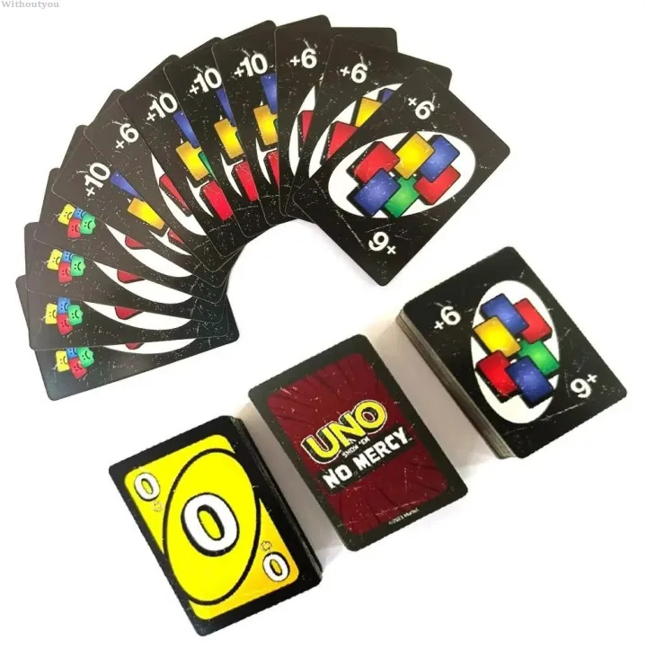 Withoutyou Kids Toys UNO Party Family UNO Games Chessboard Ruthless Uno ...