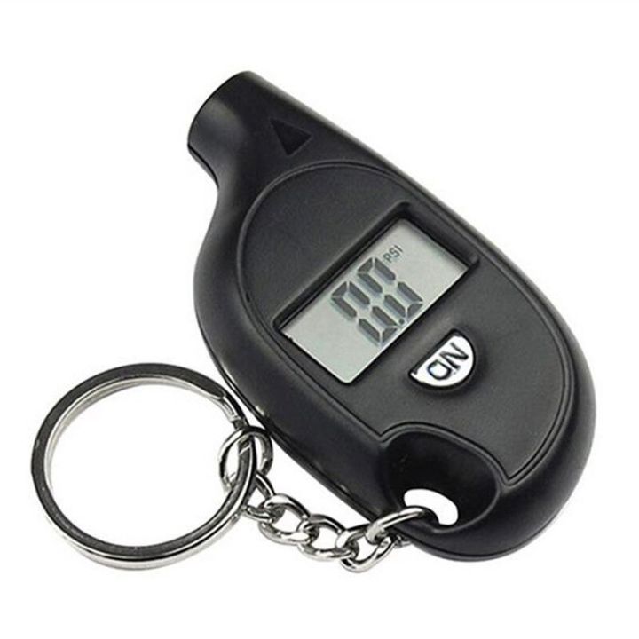 Mini Keychain Style Tire Gauge Digital Lcd Display Car Tire Air ...