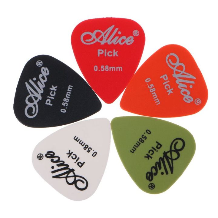 【HOT】 20Pcs 0.58Mm Smooth Nylon Guitar Picks Drop Shipping Item Pick ...