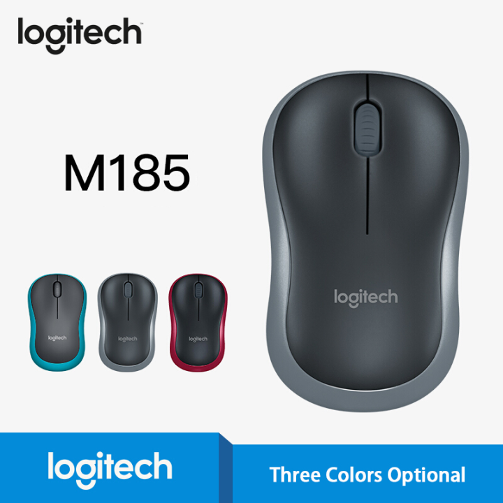 Logitech M185 Mini USB Optical Wireless Mouse Professional Mouse Office ...