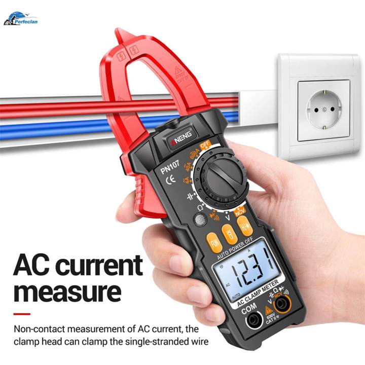 Digital Clamp Meter DC Voltmeter Accurately 4000Counts DC Voltage LCD ...