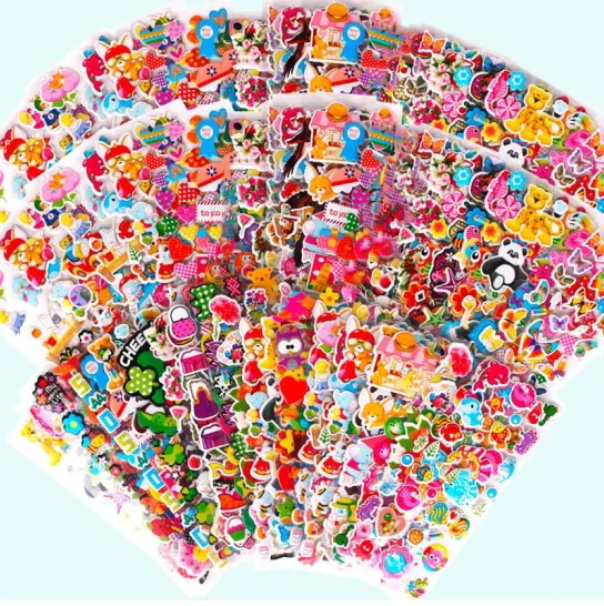 Random 1 sheet cartoon Stickers Teacher Rewards Kids Children Crafts ...