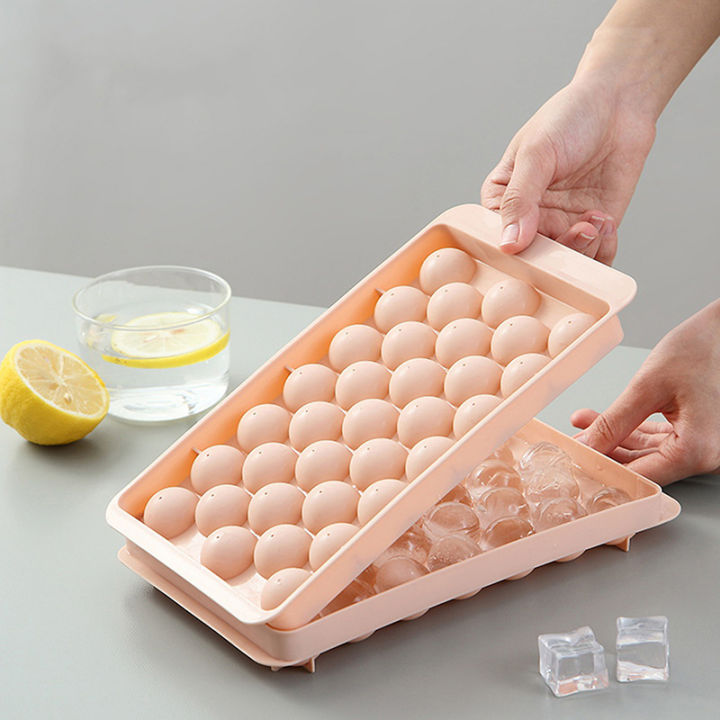 Ice Cube Tray Ball Maker Mould Mold Sphere Whiskey Lid Cube For Bar ...