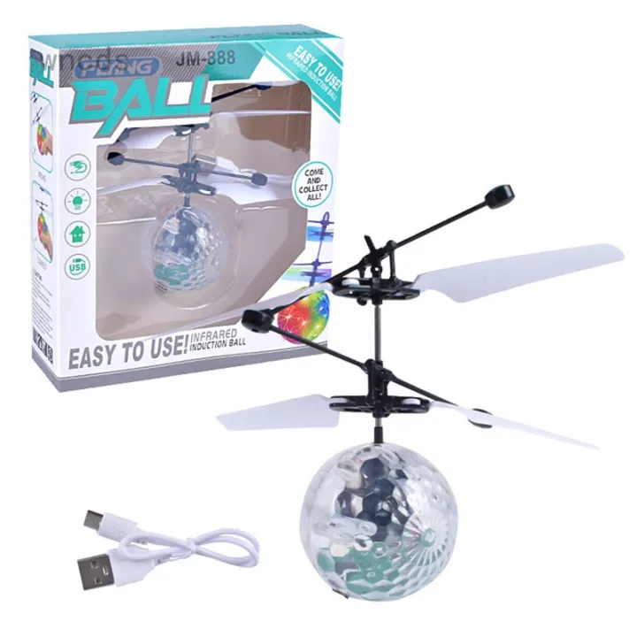 Colorful Shinning LED Disco Light Induction Ball Flying Aircraft ...