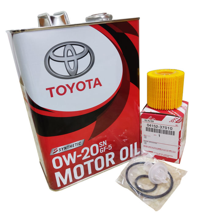 Toyota Car Service Pack 0W20 4L oil With O117 Oil Filter | Daraz.lk